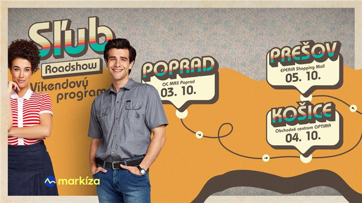 Poprad, je to tu! Herci zo Sľubu dnes mieria na východ | TV Markíza