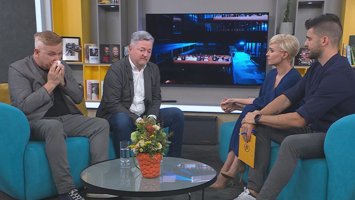 Najťažšie Teleráno v histórii televízie. V štúdiu za Danom Heribanom ...