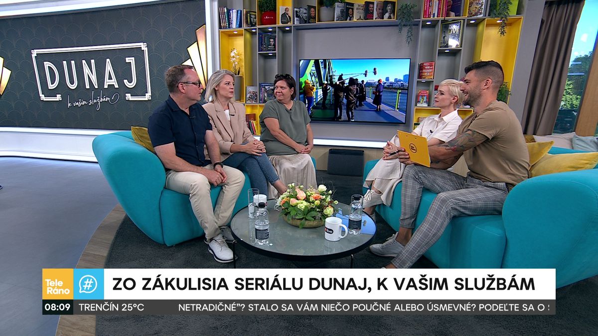 Príbeh, ktorý ožil: Ako vzniká obľúbený seriál Dunaj, k vašim službám ...